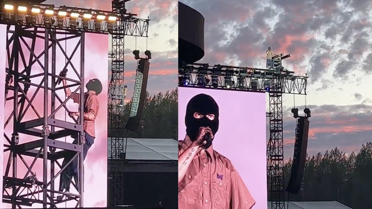 Vídeo: Tyler Joseph de twenty one pilots escala un enorme andamio en el ...